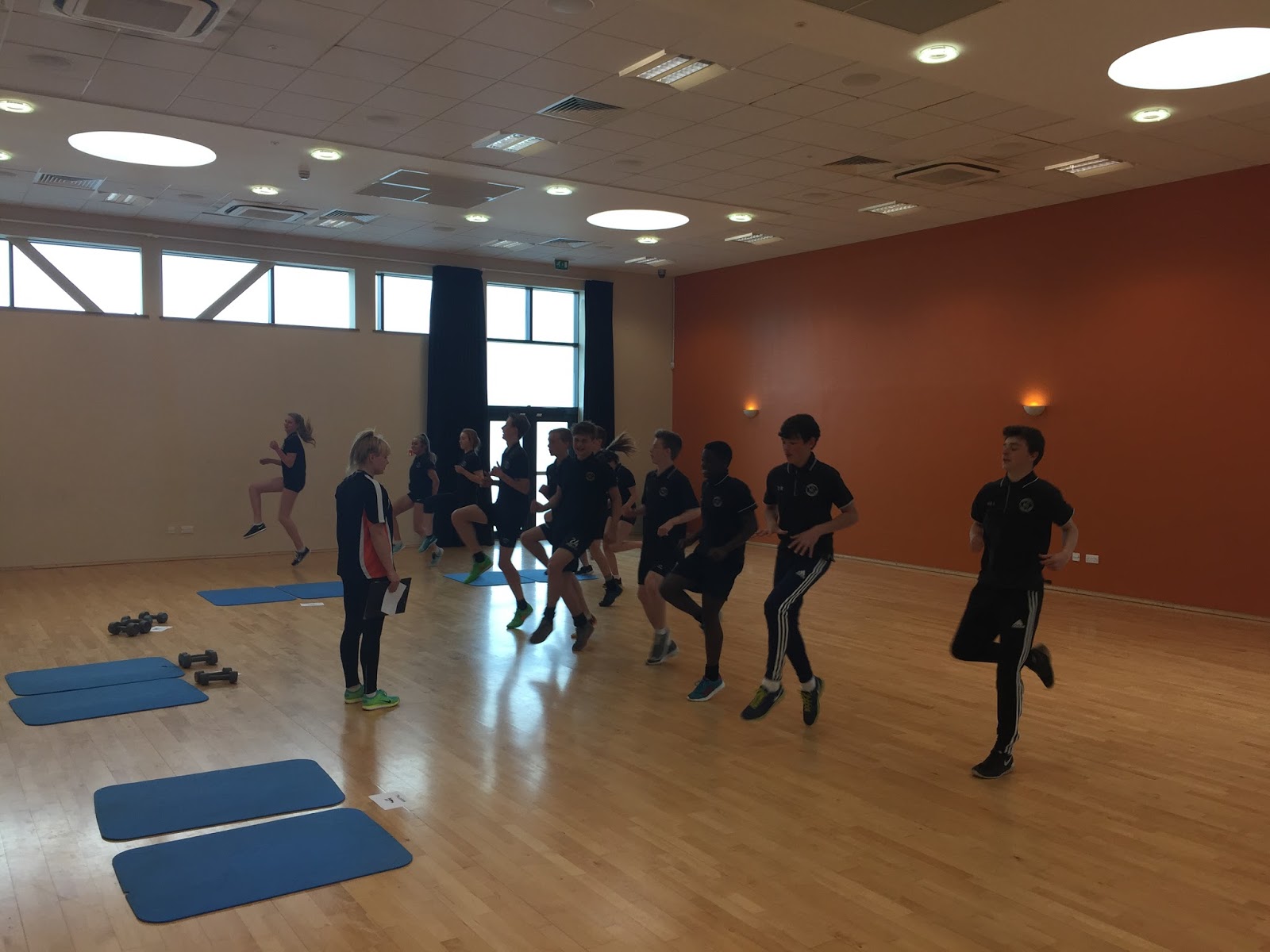 NULC Schools Liaison: Madeley High School test their fitness levels in ...