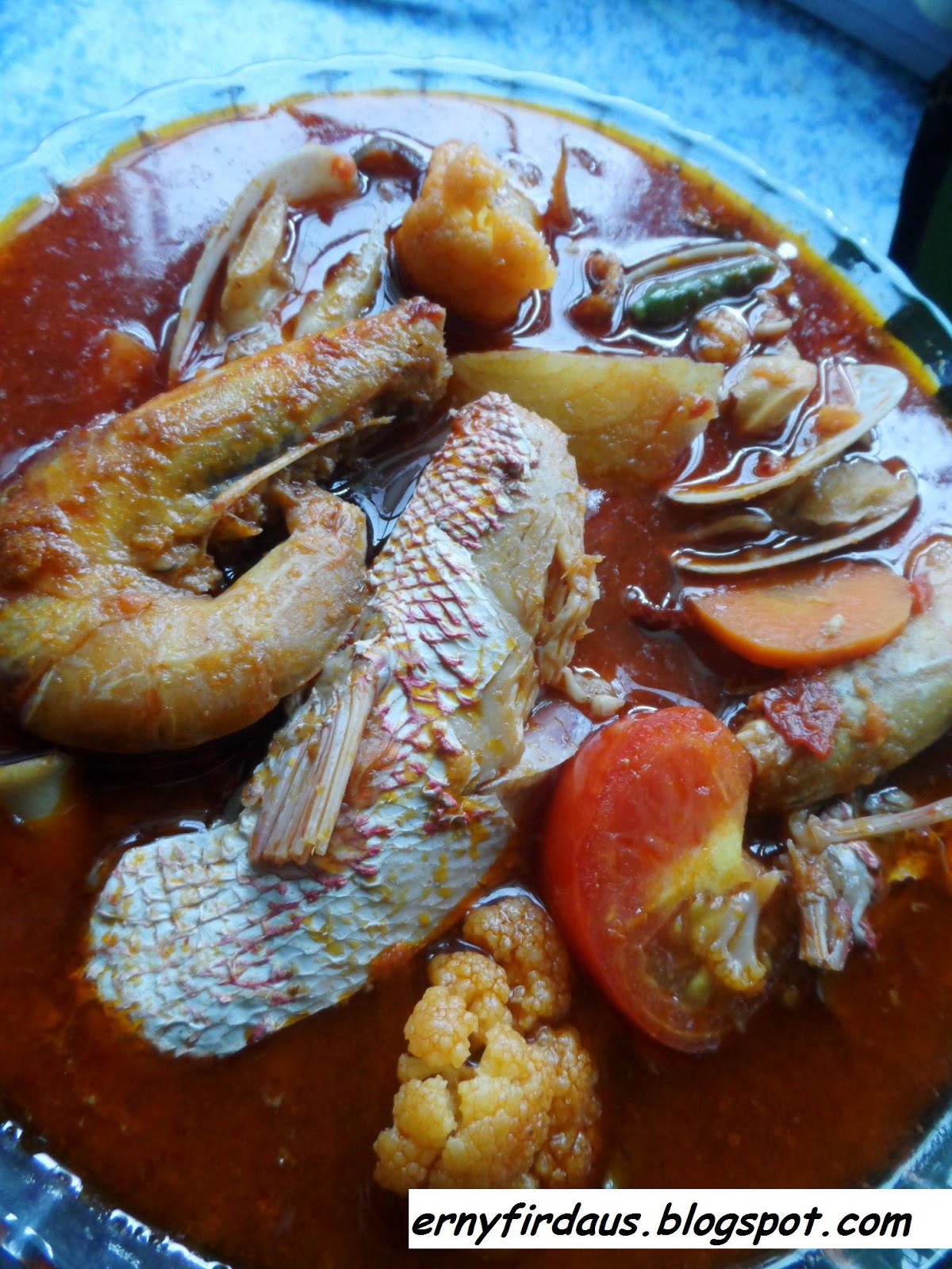 TERU TERU BOZU: Resipi: Tom Yam Pok Tek...pedas tapi syiokkk!