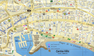 Map of Cannes, France