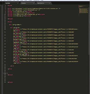 3rd Year Games Design Project: CSS JS HTML - GUI!