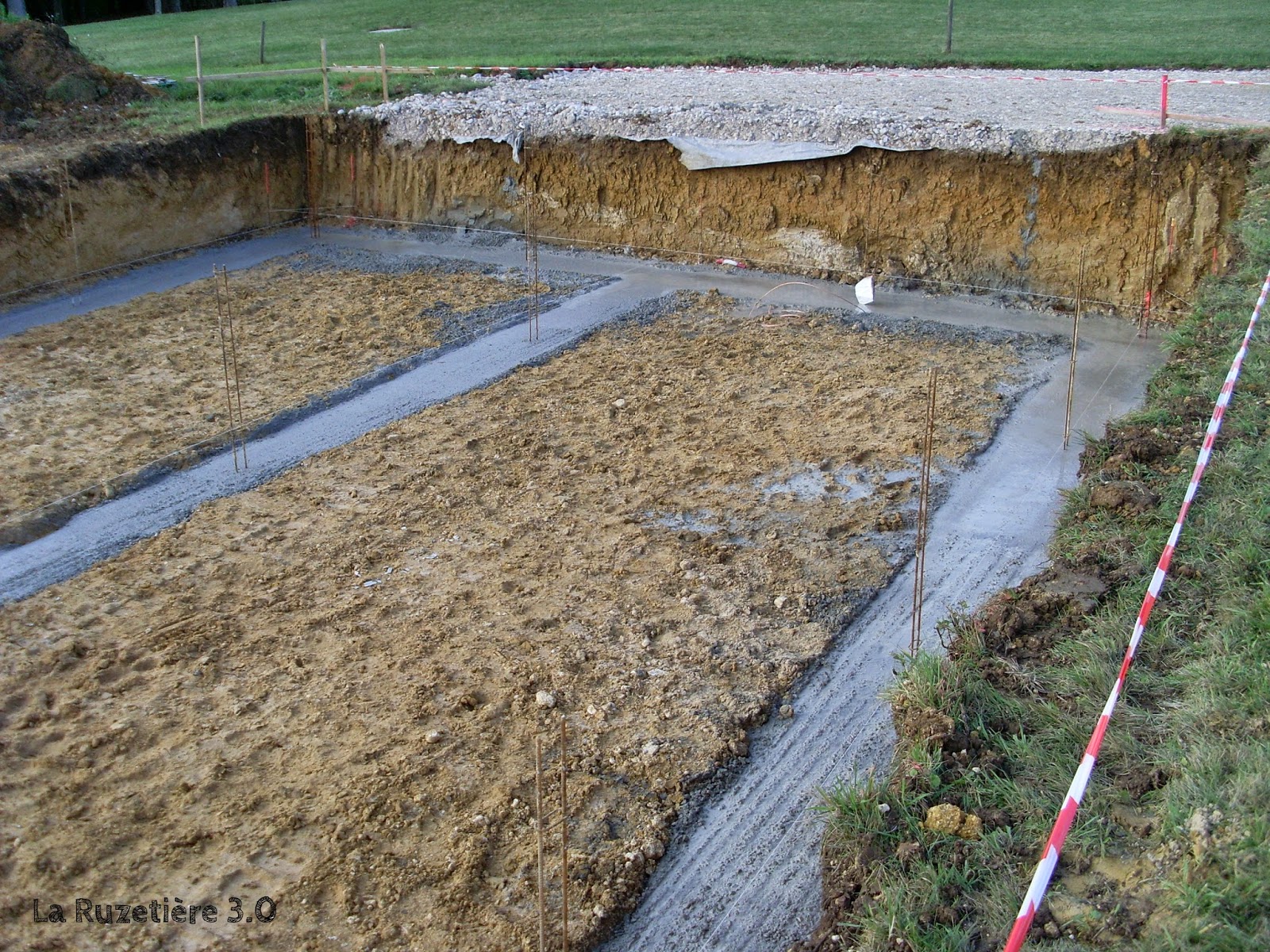 La Ruzetière 3.0 - Maison Ossature Bois RT 2012: Fondations