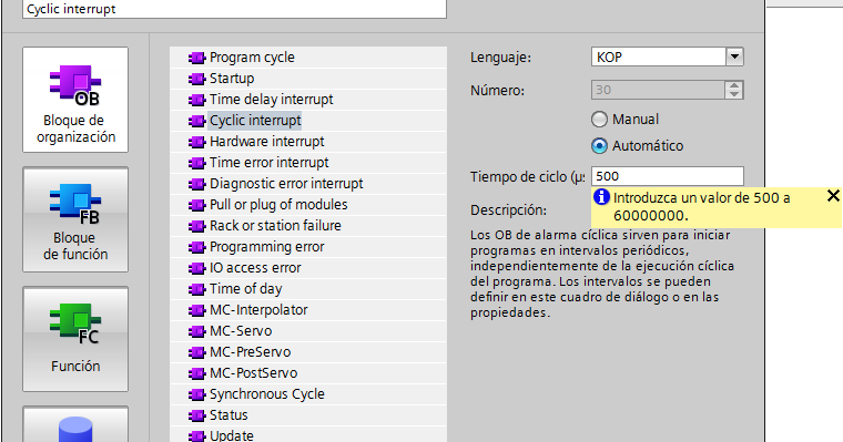 Notas de automatización: Una función de bloque (FB) para el registro de ...