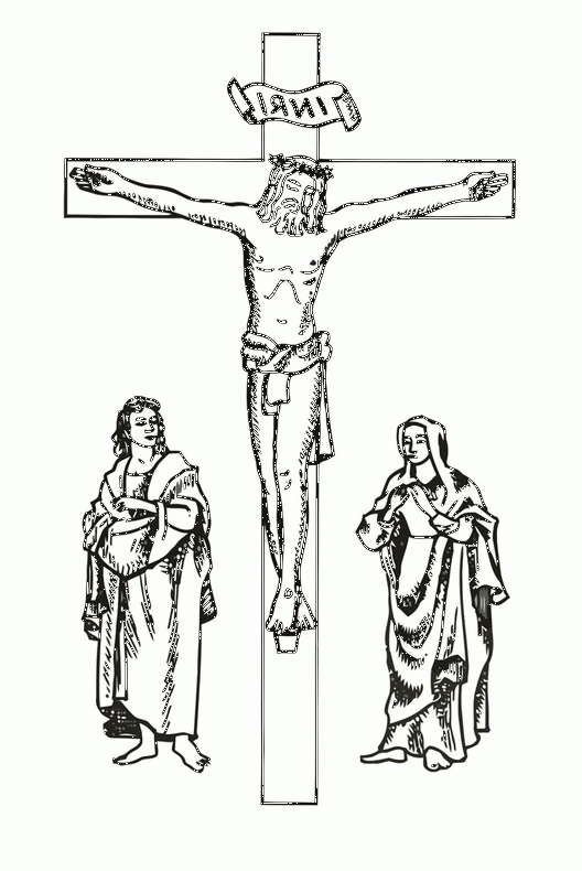 Jesus Azotado Y Crucificado Para Colorear Imagui