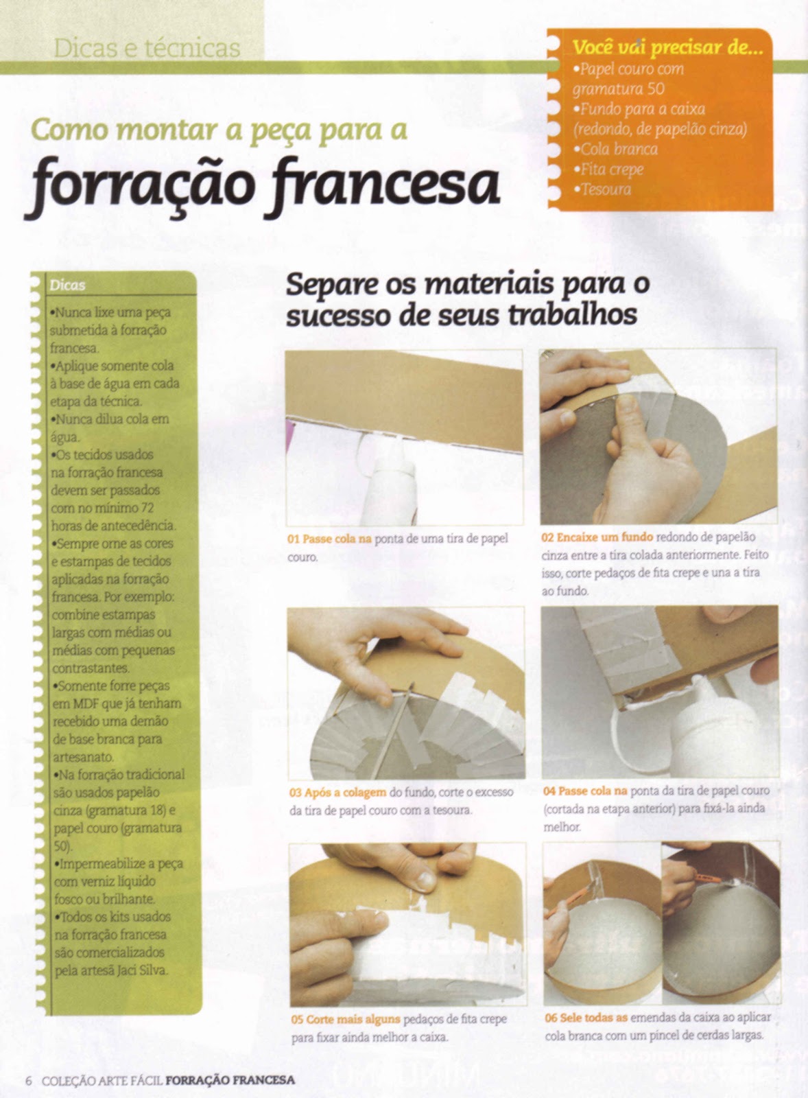 Luci Artes: Forração Francesa - Técnica com Dicas e Passo a Passo de ...