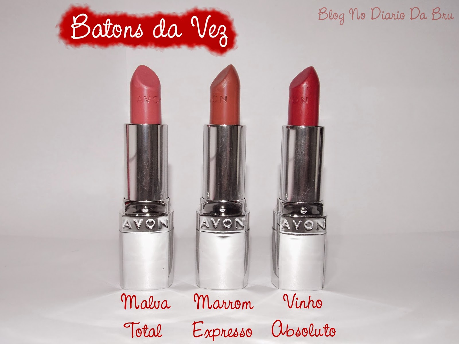 No Diário da Bru: Batom da Vez Avon Ultra Color Absolute