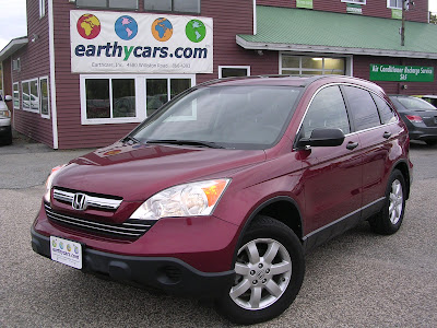 Earthy Cars Blog: EARTHY CAR OF THE WEEK: 2008 Red Honda CR-V LX