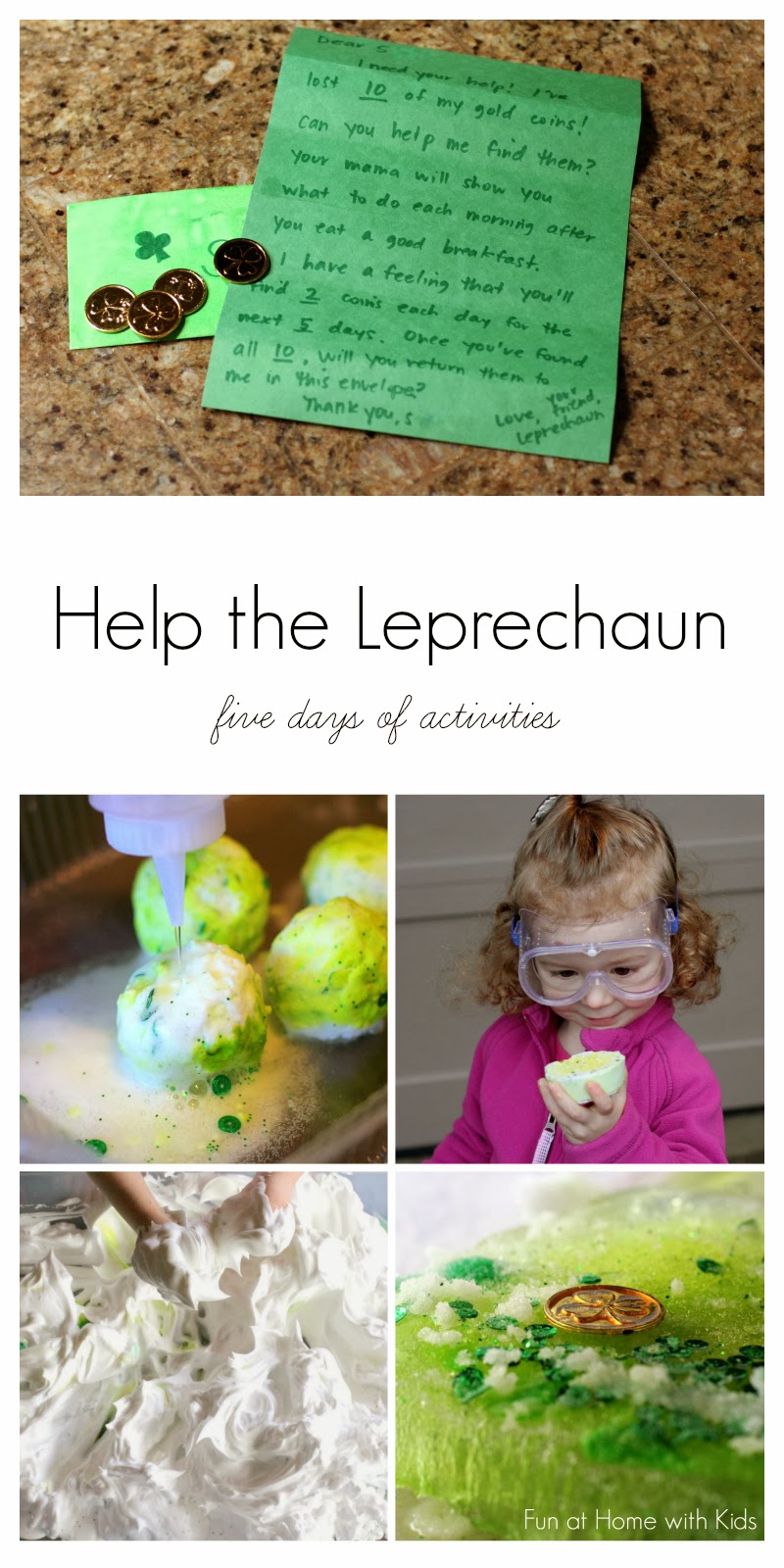 Help the Leprechaun Find His Gold: Five Days of Activities!