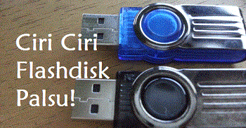 Ciri ciri dan cara membedakan flashdisk yang palsu dan yang asli - Catatan Shand