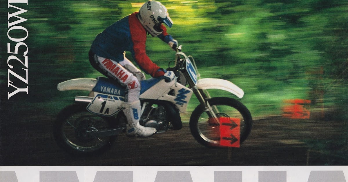 Racing Cafè: Vintage Brochures: Yamaha YZ 250 WR 1989 (Usa)