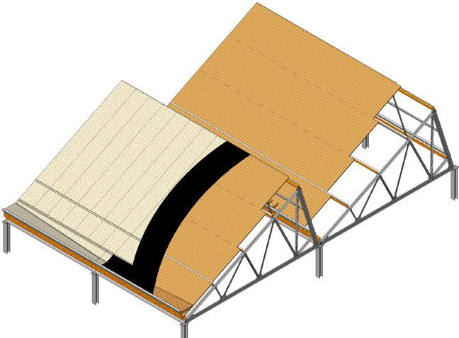 civil engineers today: Common types of roof truss - wood or steel truss