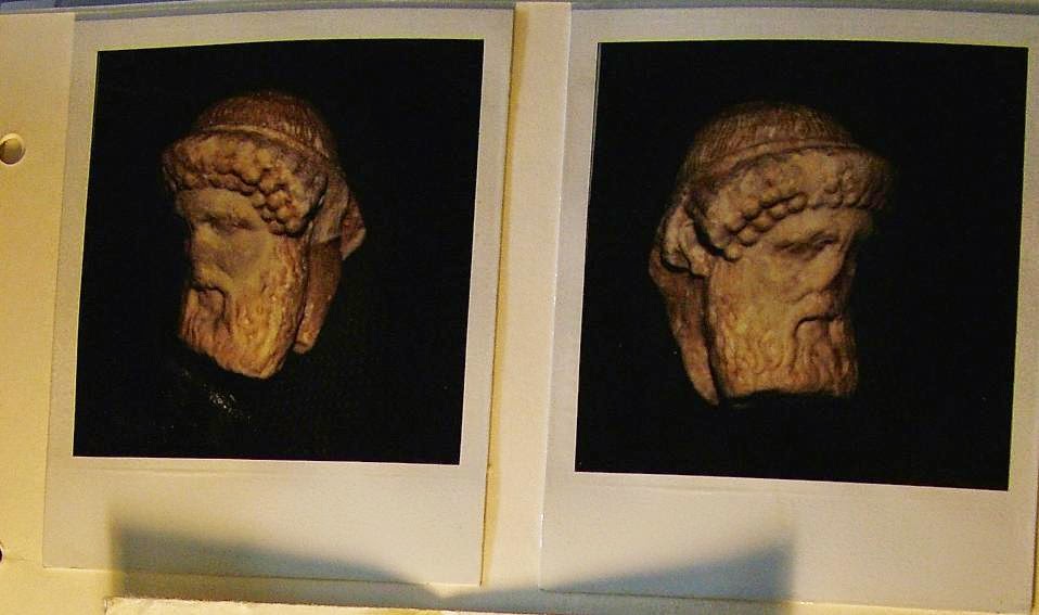 Η κεφαλή του Ερμή και οι πολαρόιντ - Ανασκαφή