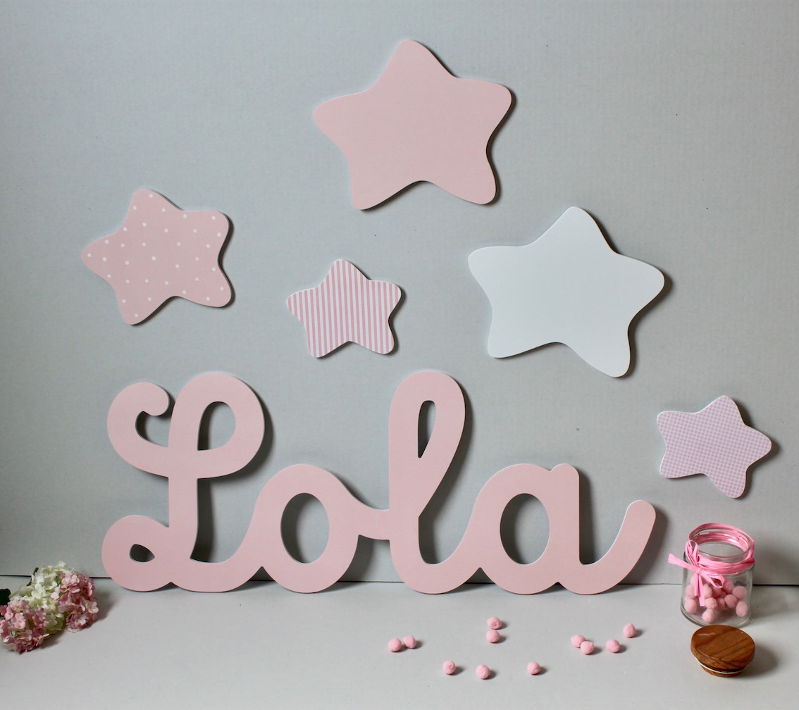 Letras De Pared Personalizadas Con Nombre