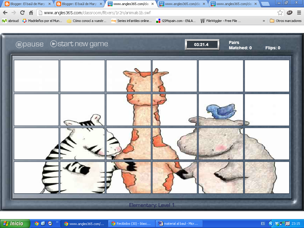 El baúl de Mary Joe: Animals. (TERCERO)