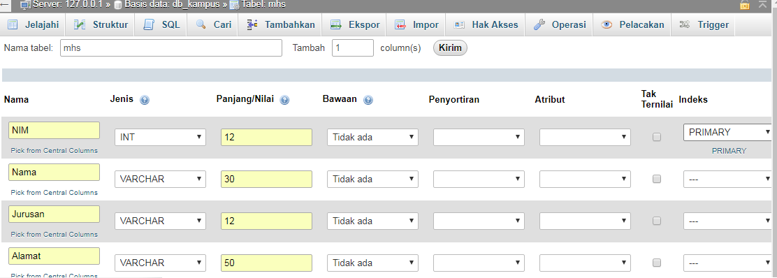 i-Diaryku: Cara Mengkoneksikan Database MySql Ke Java Programming Dengan Netbeans