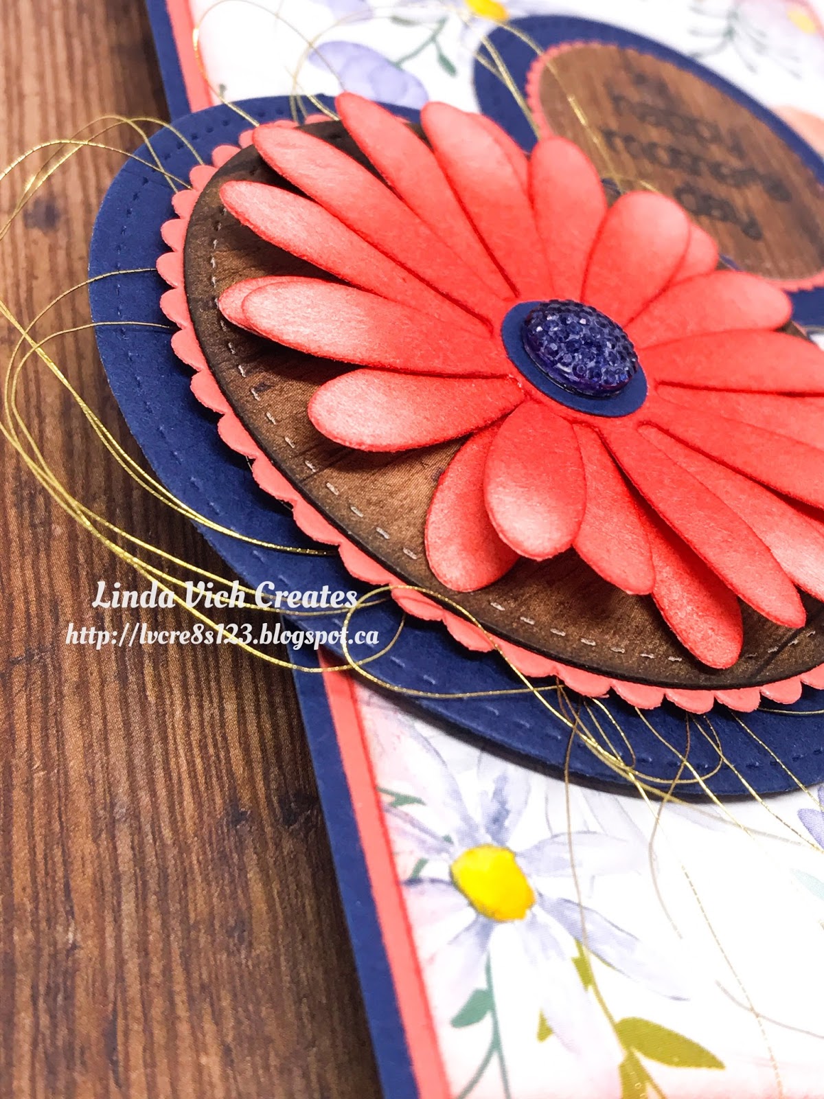 Linda Vich Creates: Tri-fold Daisy for Mother's Day With 2017 Catalog ...