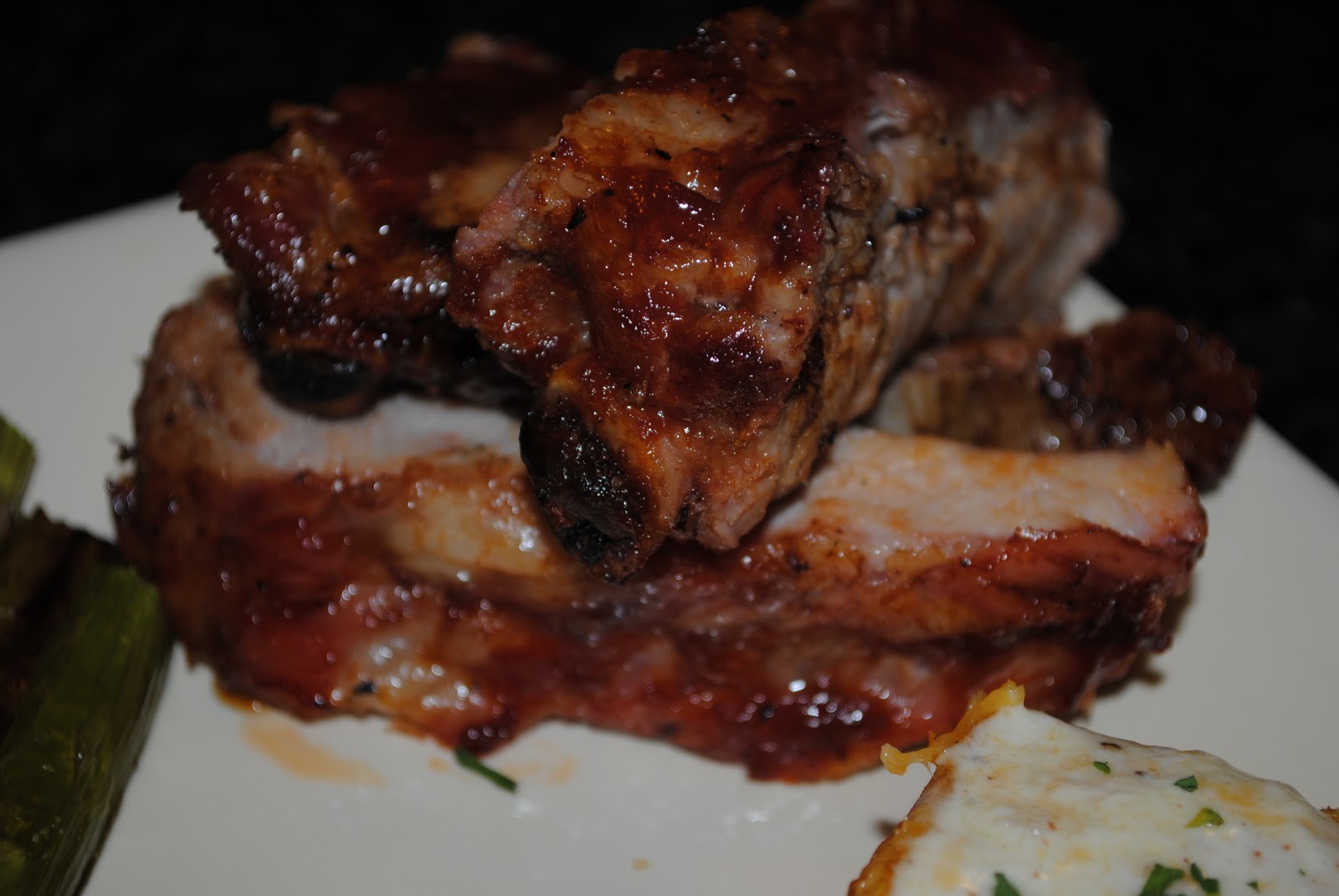 beer braised baby back bbq pork ribs