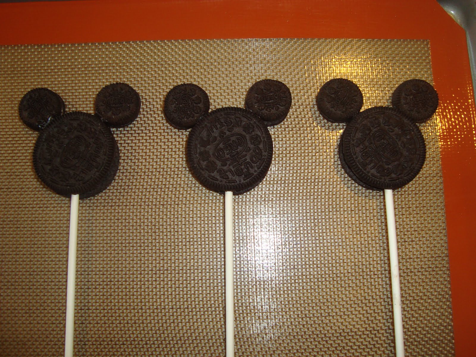 Mickey Mouse Oreo Pops ~ Dip it in Chocolate