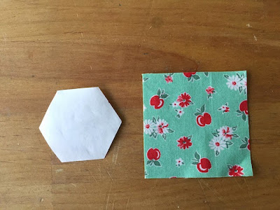 Sew Many Ways...: English Paper Piecing...Cutting Paper and Fabric