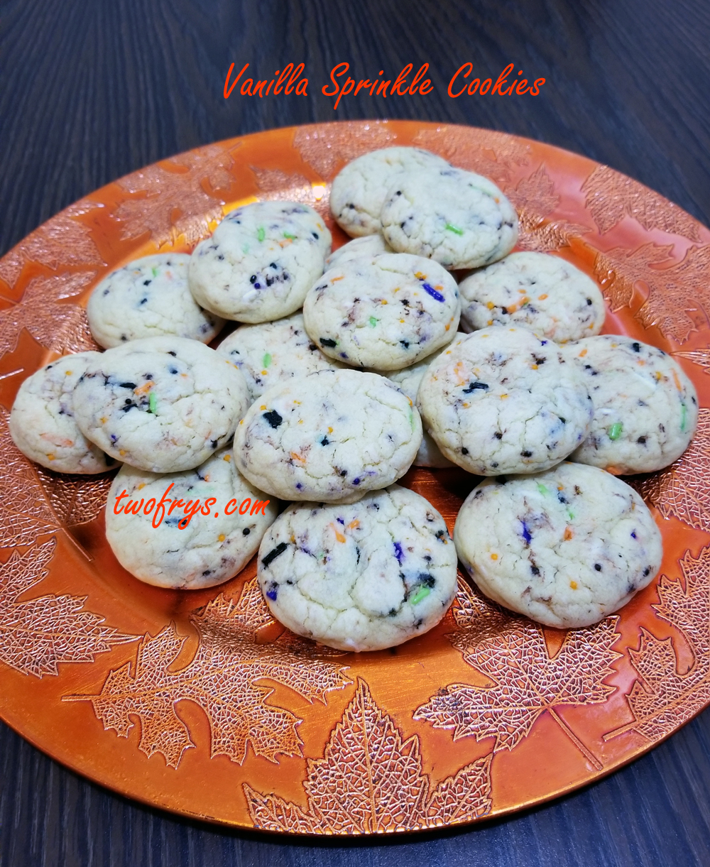 Two Frys: Vanilla Sprinkle Cookies