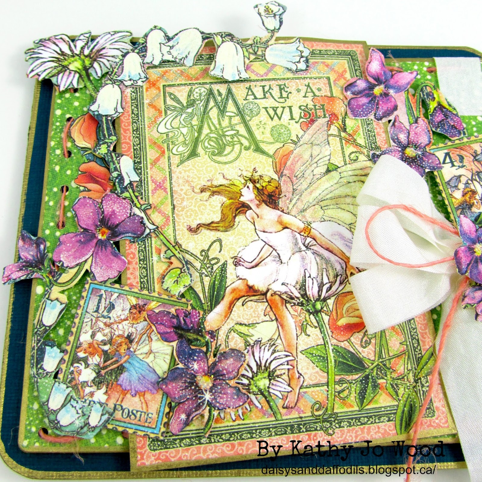 I'm a Little Teapot...: "Make a Wish" card using Graphic 45 Fairie Dust