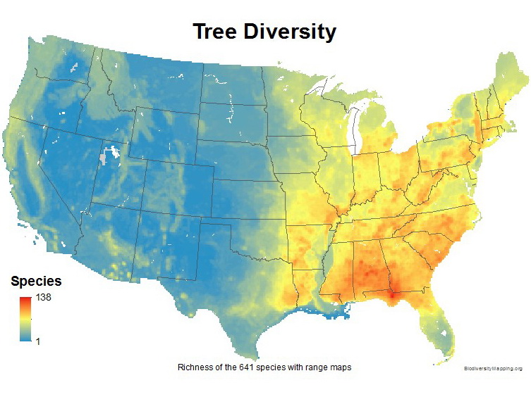 Biodiversity of the Contiguous U.S.