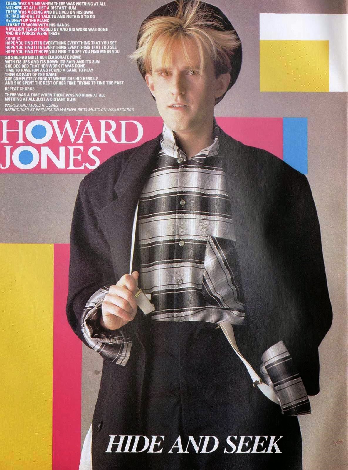 Top Of The Pop Culture 80s: Howard Jones - Hide and Seek - 1984