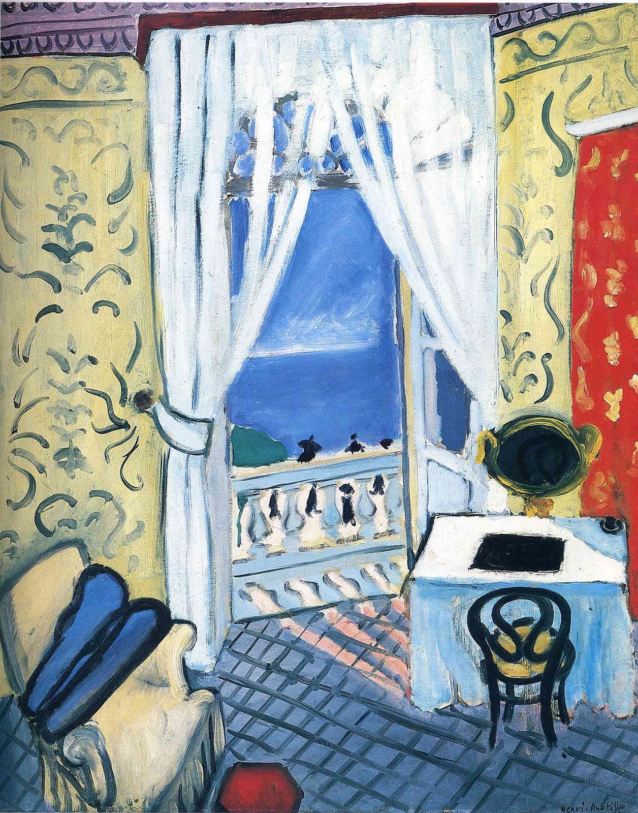 TICMUSart: Interior with a Violin Case- Henri Matisse (1919)