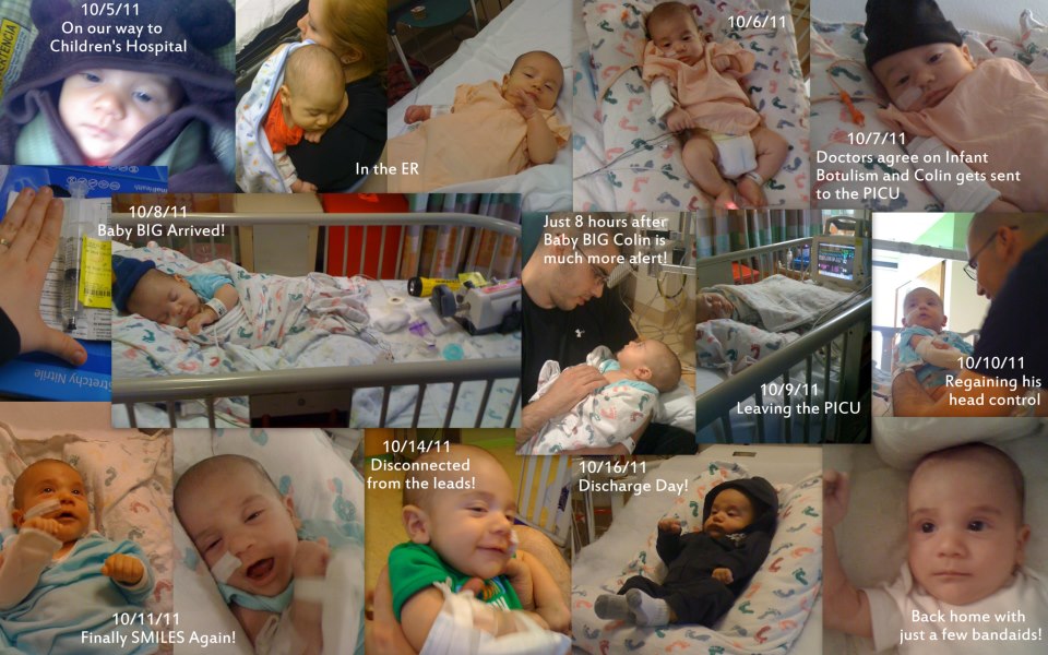 Chronicles of Infant Botulism: Baby Colin's Photo Collage