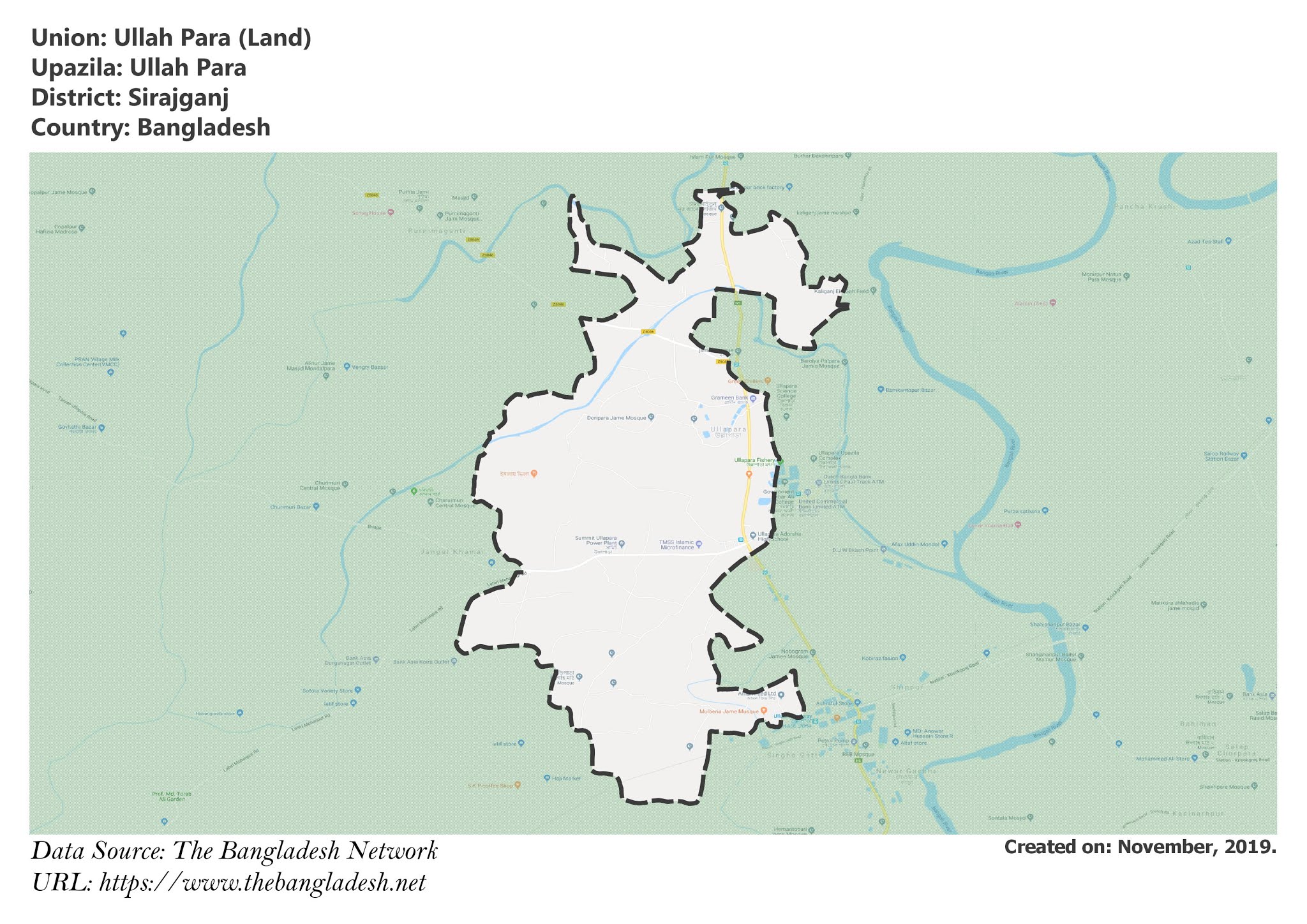 Ullapara Union, Sirajganj