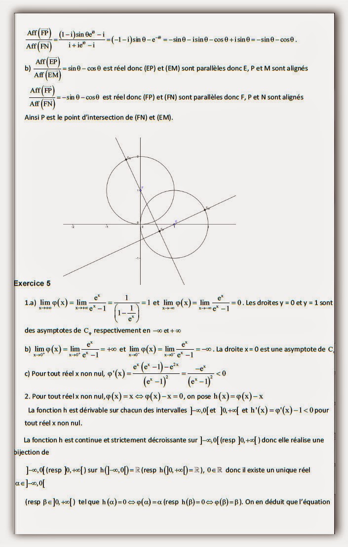 bac math 2013 +corrigé section mathematique - موارد المعلم