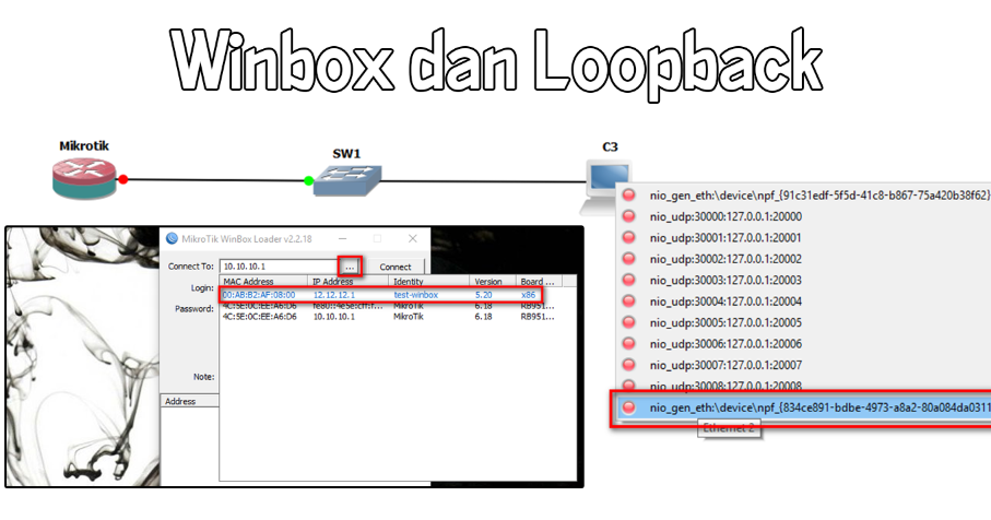 Belajar GNS3 4 : Remote Mikrotik Di GNS3 Menggunakan Winbox ~ Open ...
