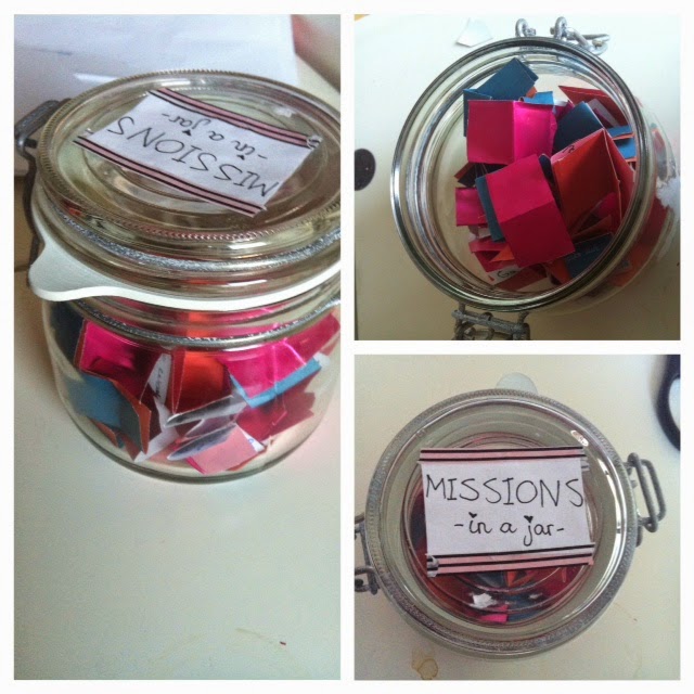 Blog By Fem: DIY | Missions in a jar