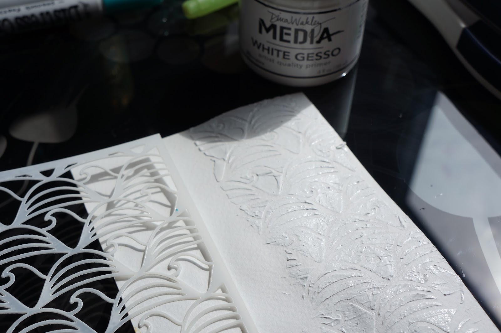 Create a smile: Masking, Gesso, Watercolouring... It's a Party!