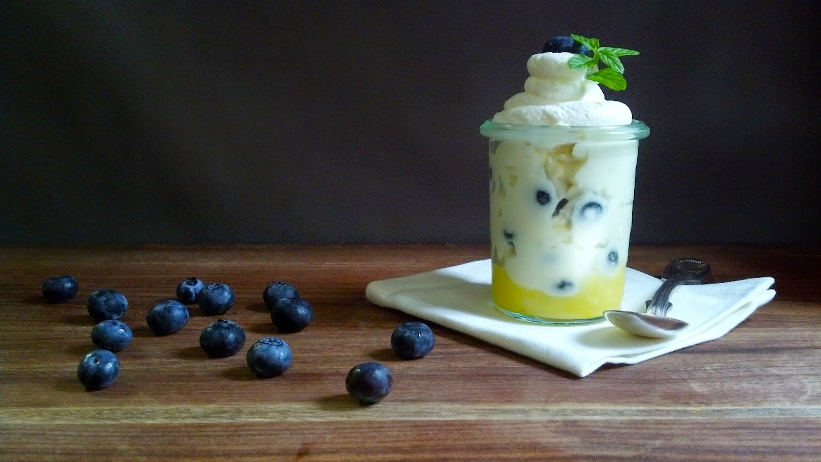 salted sugared spiced™: Lemon Curd Mousse and Blueberry Parfait