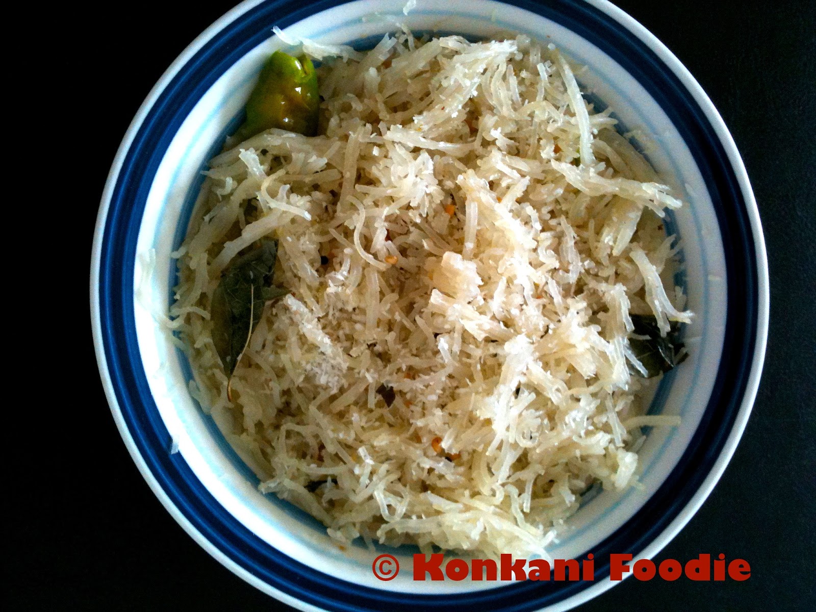 Konkani Foodie: Seasoned Wheat Noodles (Govaa Shevya Usli/ Govaa ...