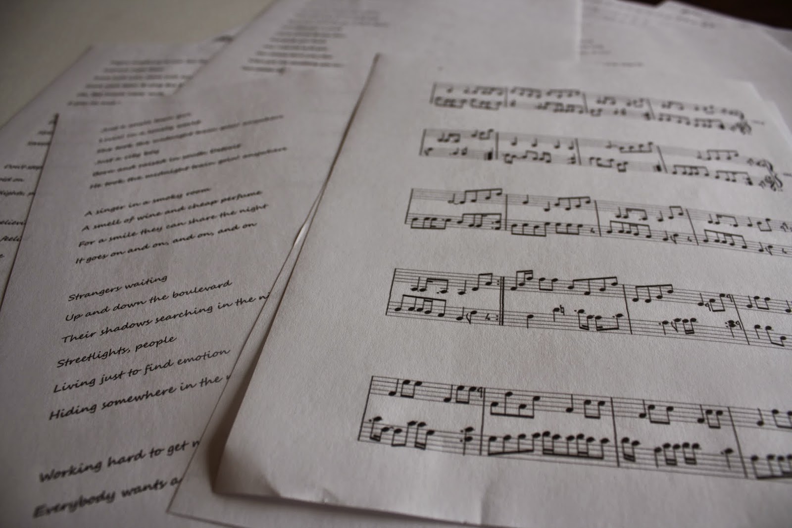 DIY Sheet Music Letters | The Geeky Musician