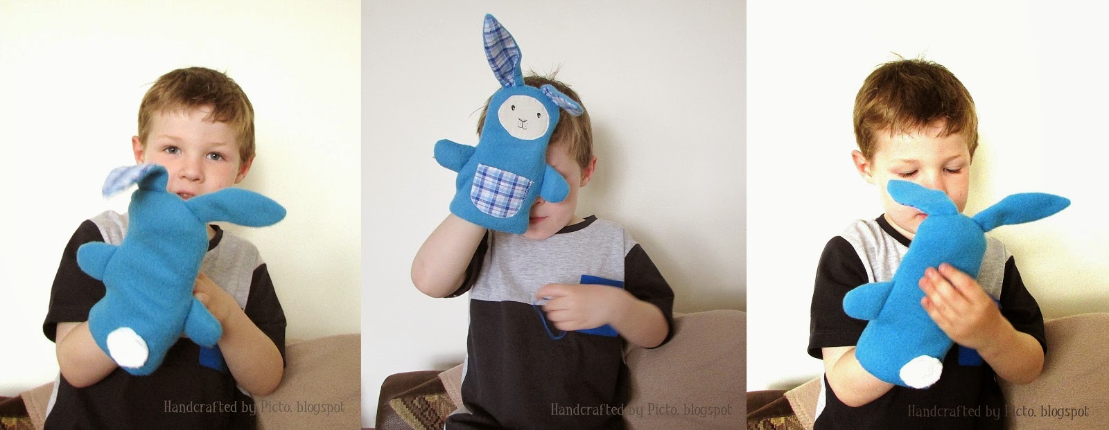 Handcrafted by Picto: Bunny Rabbit Puppets for Easter
