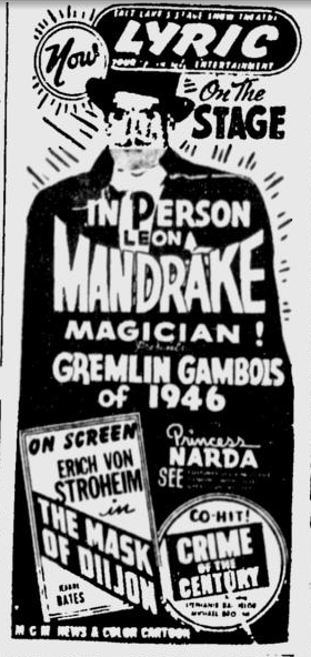 Tom Hawthorn's blog: Mandrake, B.C.'s greatest magician, kept his ...