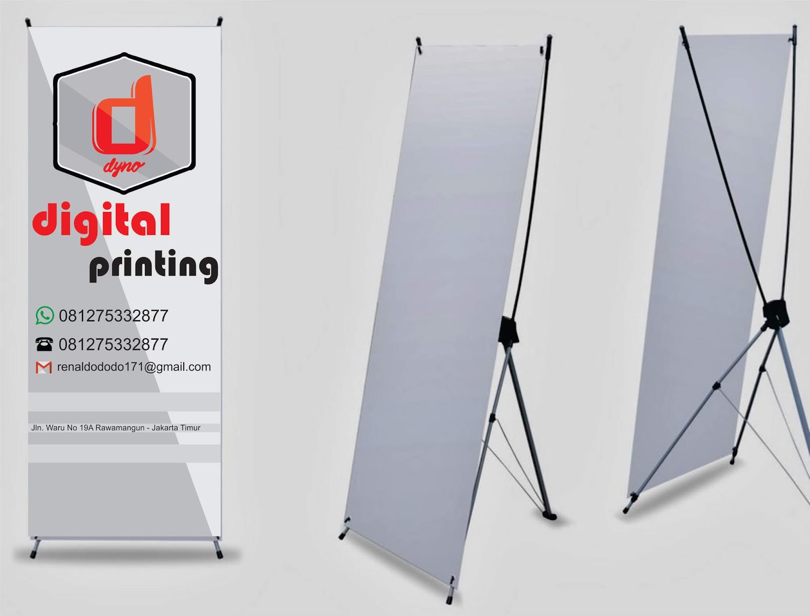 Cetak X Banner di Jakarta | Dyno Printing dan Percetakan
