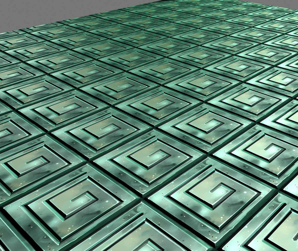 Lighting and Texture 1: Final Texture - Stone Jade tile-HoangLu