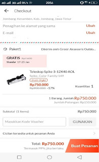 Flowchart proses pembelian lazada