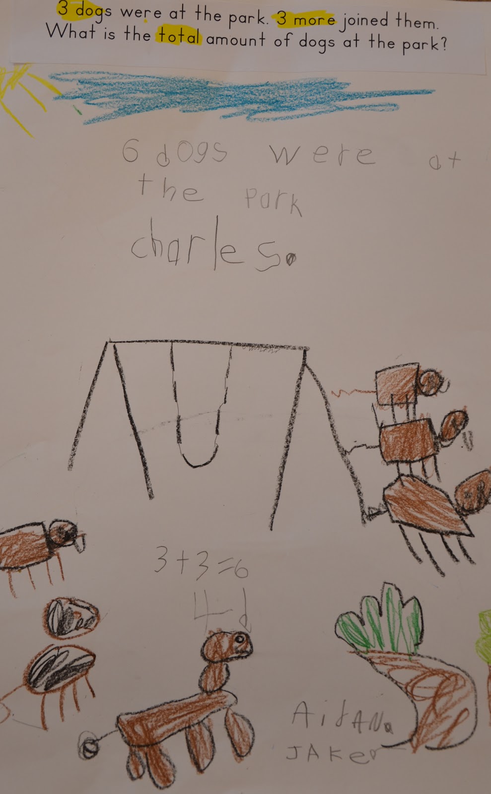 A Place Called Kindergarten: giant story problems