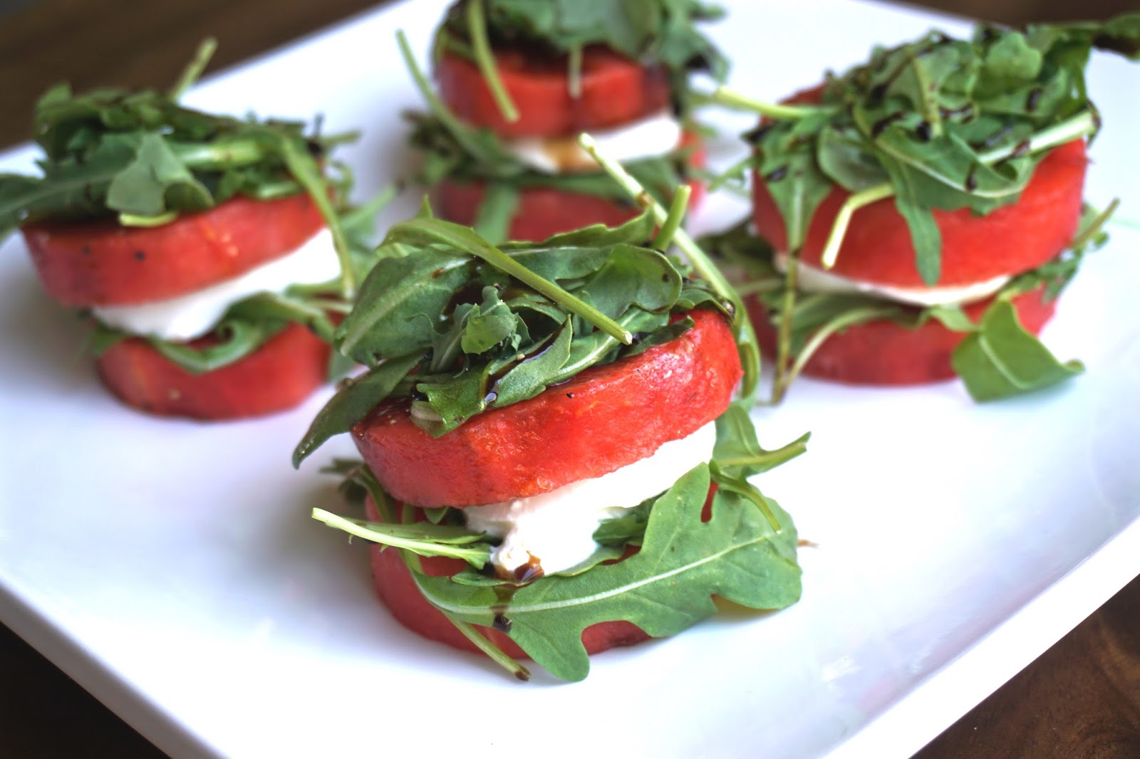 This Couple's Palate: Watermelon Salad Stacks