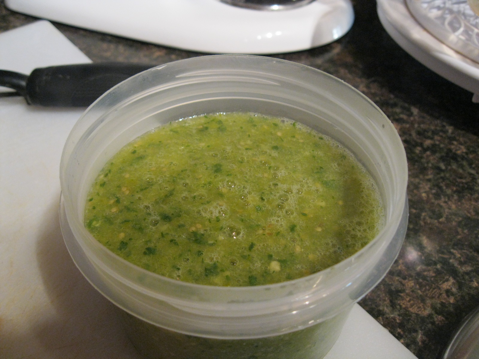 Cooking with Fire: Salsa verde! Picante! - Green Salsa! Hot!