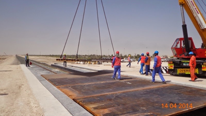 Civil Engineering: Rig Crossing arrangement