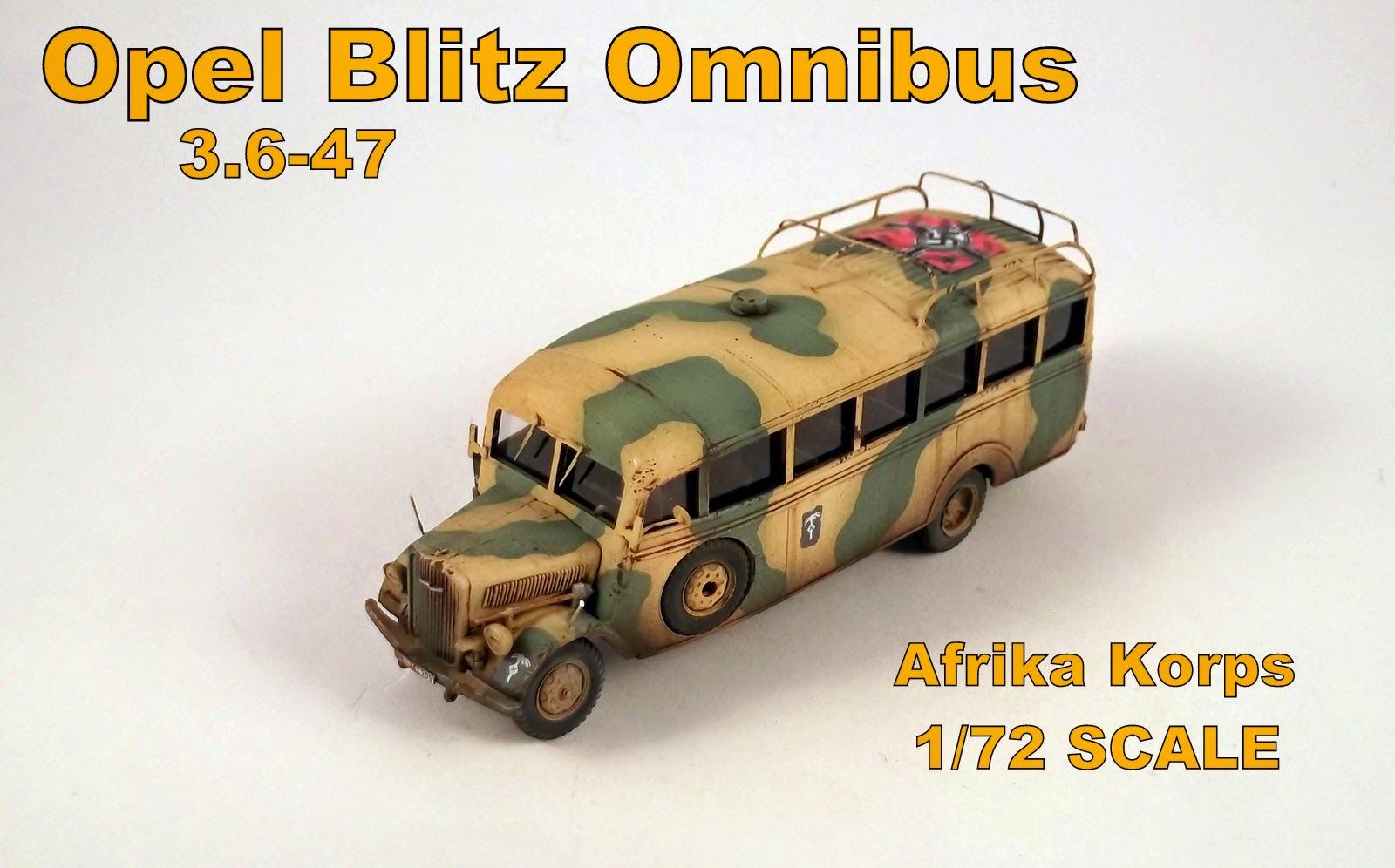 Gulumik Military Models: Opel Blitz Omnibus 3.6-47 1/72 Roden 721 - GALLERY