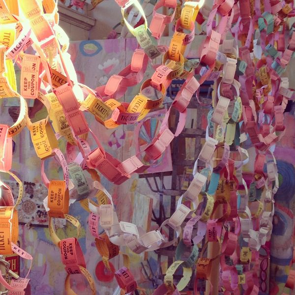 Be Different...Act Normal: Ticket Roll Paper Chains