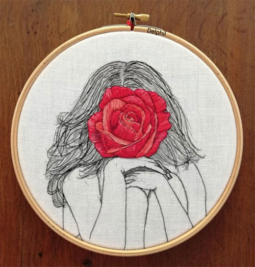 My Owl Barn: Detailed Embroidered Pieces By 22 Years Old French Artist