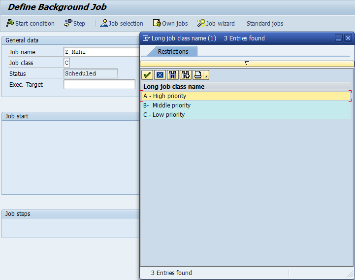 SAP_ALL: Background Job/Background Workprocess