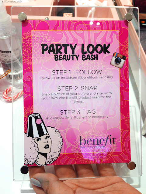 Pen My Blog: Benefit Cosmetics Beauty Bash; Quick And Easy Holiday Look